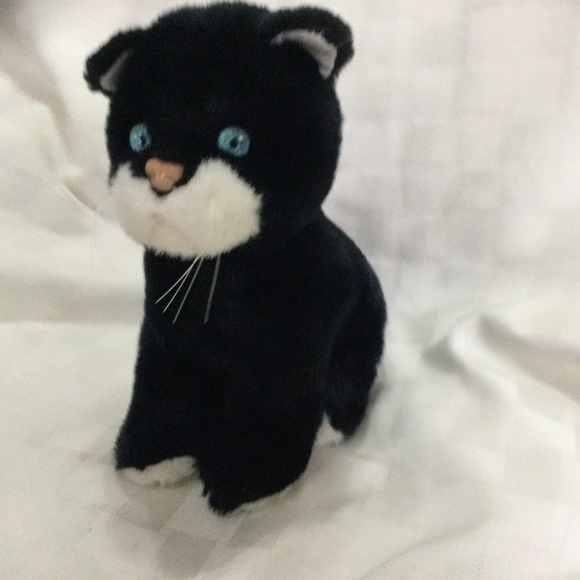 River Blue | Toys | River Blue Cat Plush Blue Eyes Stuffed Animal Black ...